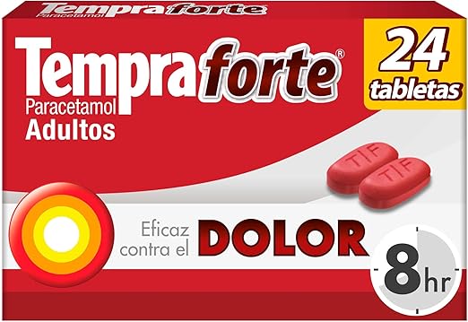 Tempra Forte 650 mg Paracetamol caja con 24 tabletas: Amazon.com.mx ...