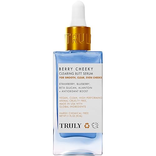 Truly Beauty Berry Cheeky Clearing Butt Serum Butt Acne Clearing Treatment - Body Acne Treatment ...