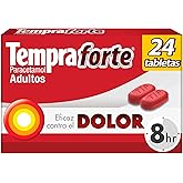 Tempra Tableta Masticable 160mg Fiebre y Dolor Sabor Uva Paracetamol ...
