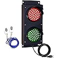 Amazon.com: Signaworks Red & Green 4 Inch Diameter Lens LED Stop Light ...