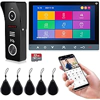 Amazon.com : Wireless Video Intercom System, WiFi 7 Inch Monitor and ...