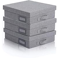 Amazon.com: Mocolerno Linen Scrapbook Storage Box Photo Boxes Storage ...