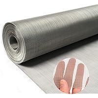 MYOYAY 304 Stainless Steel Screen Roll 47.2 inch x 98.4 feet Window ...
