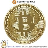 .999 Fine Gold Bitcoin Commemorative Round Collectors Coin - Bit Coin ...
