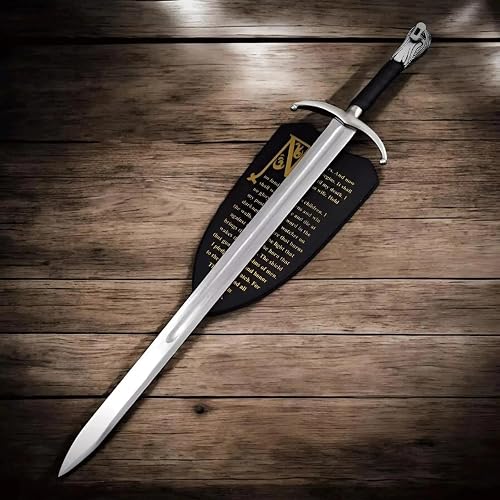 Handmade Long Claw Sword Jon Snow Replica Sword with Wall Plaque, Real ...