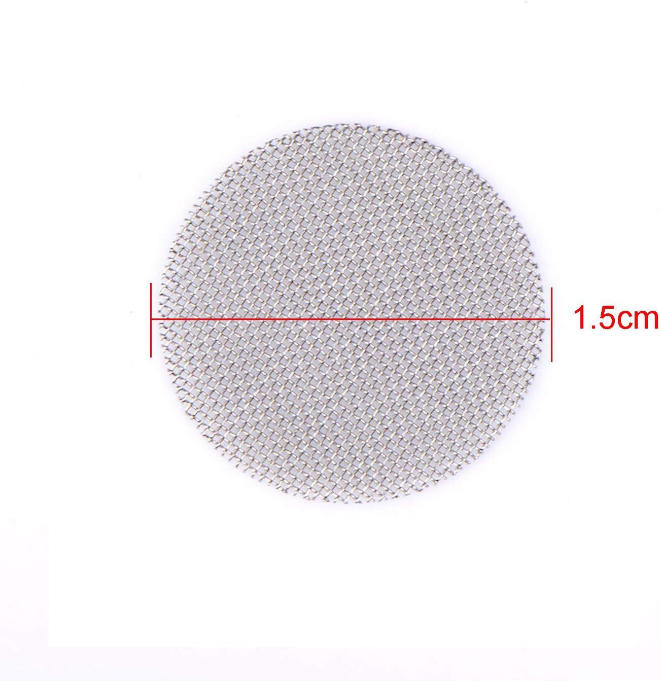 Stainless Steel Smoking Screens Pipe Screen Filters 15 mm with Storage ...