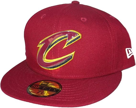 Amazon.com: Cleveland Cavaliers Fitted Size 7 3/8 Enamel Logo Hat Cap ...