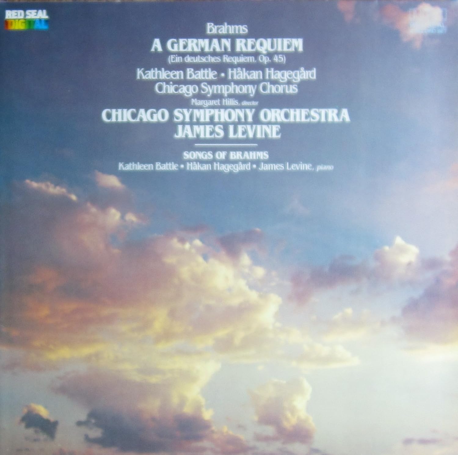 Brahms: A German Requiem (Ein deutsches Requiem, Op. 45) [Vinyl Doppel-LP] [Schallplatte ...