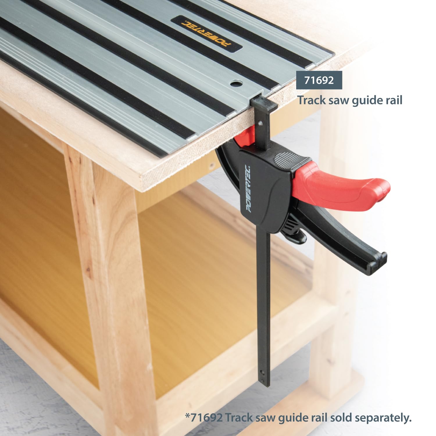 Mua POWERTEC 2 PK Tracksaw Track Guide Rail Clamp, 8-3/4 Inch Quick ...