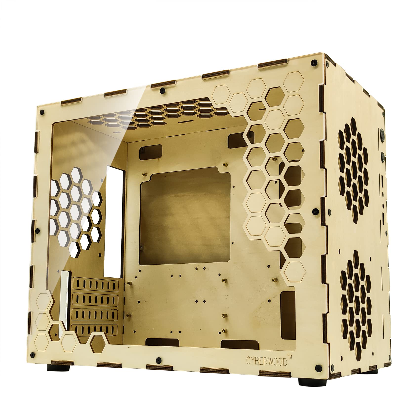 Mua CYBERWOOD Mirco ATX PC Case, Mini Tower Computer Case with Acrylic ...