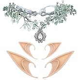 Amazon.com : MOSTORY Fairy Flower Headpiece - Handmade Woodland Elf ...