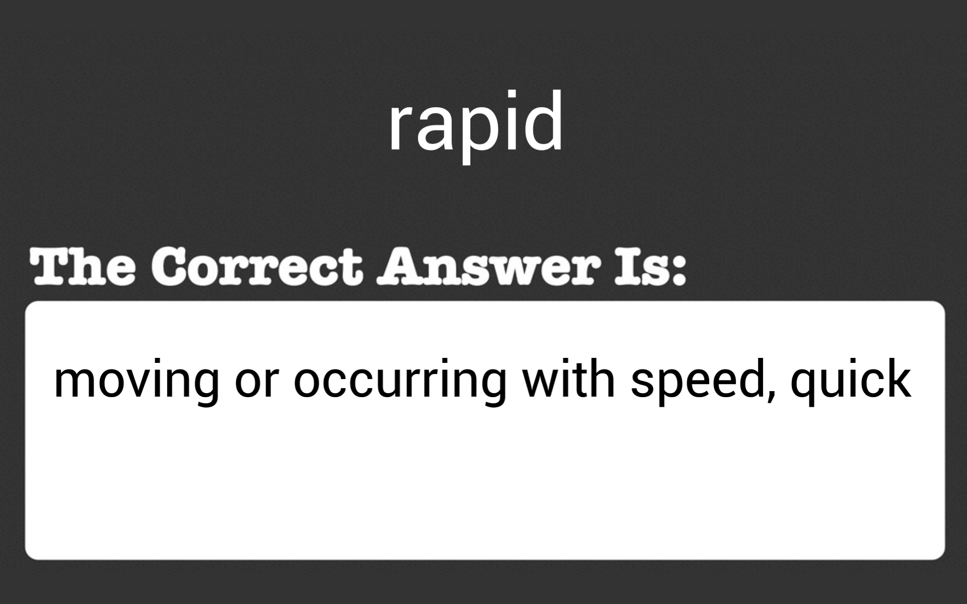 Vocabulary 2nd Grade