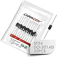 (Pack of 20 Pieces) Chanzon SF54 Super Fast Recovery Rectifier Diode 5A ...