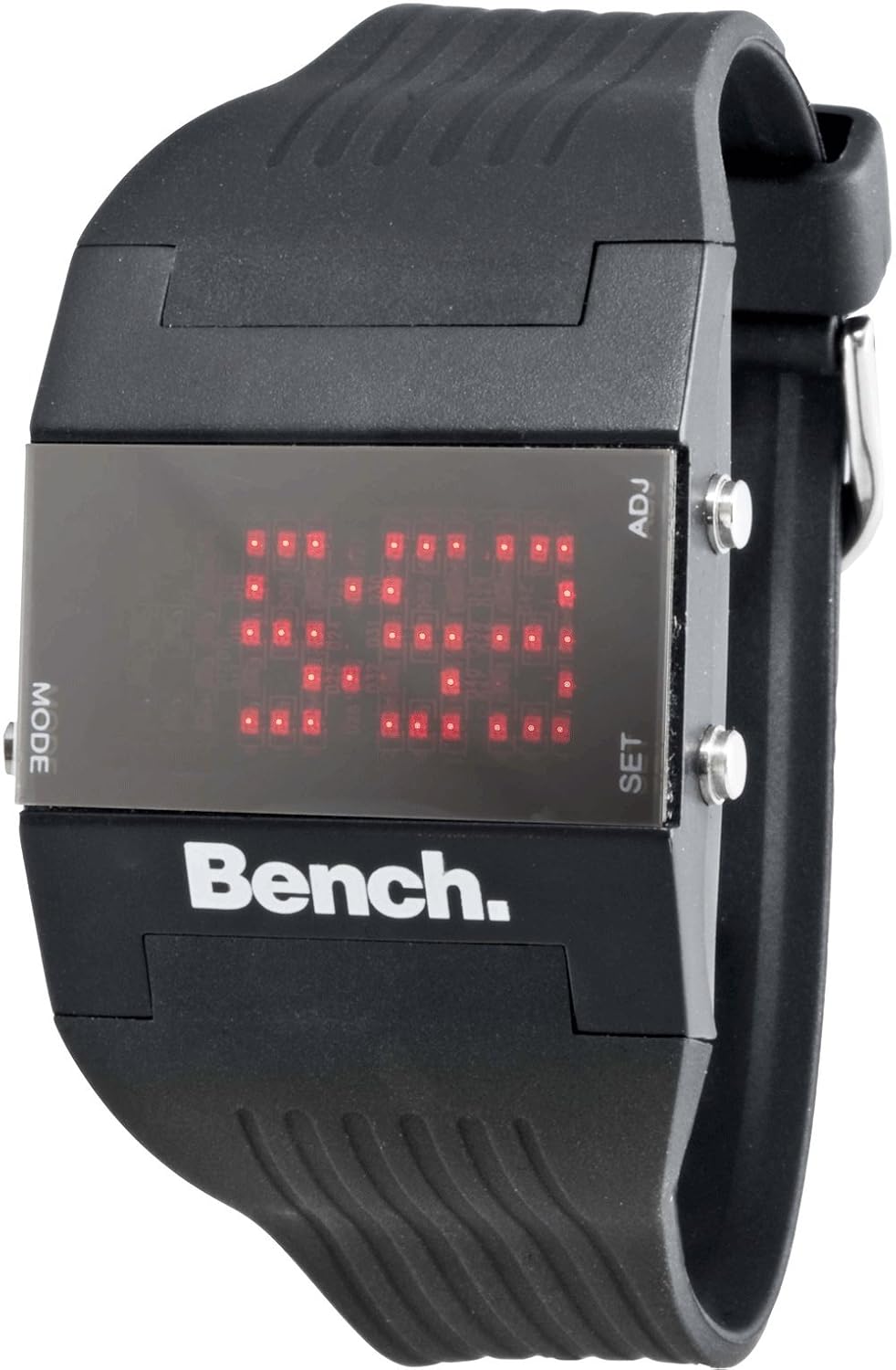Bench Ladies LED Black Strap Watch BC0356BK: Bench: Amazon.co.uk: Watches