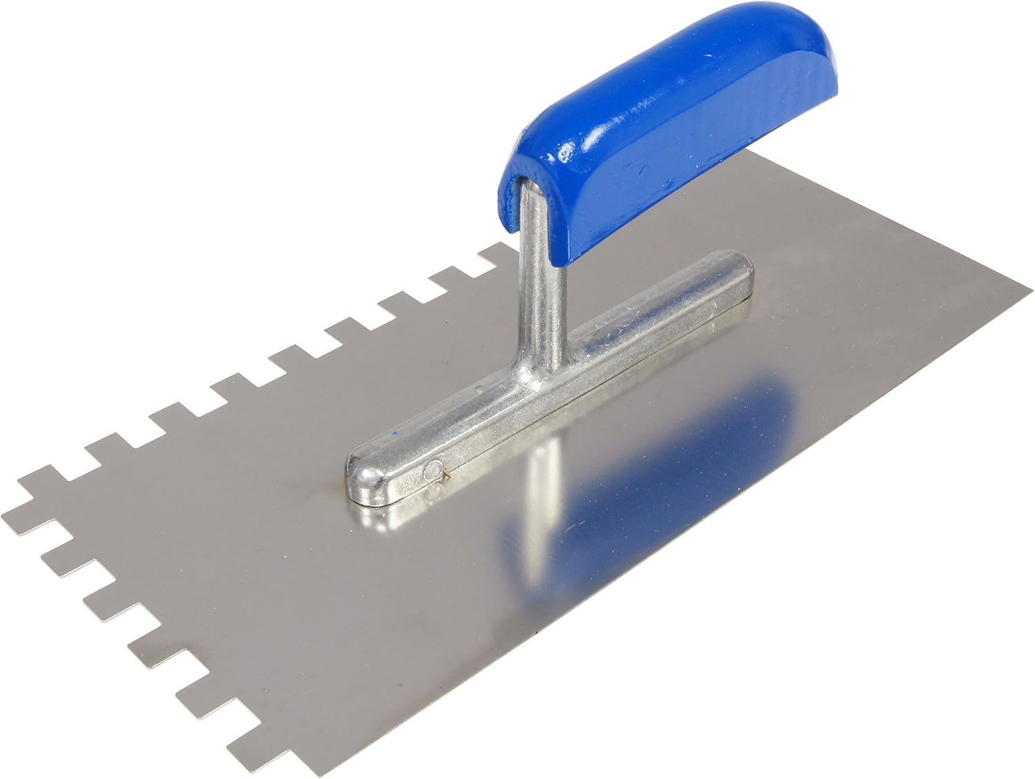 CON:P CP781238 Stainless Toothed Smoothing Trowel, Silver/Blue, 280 x ...