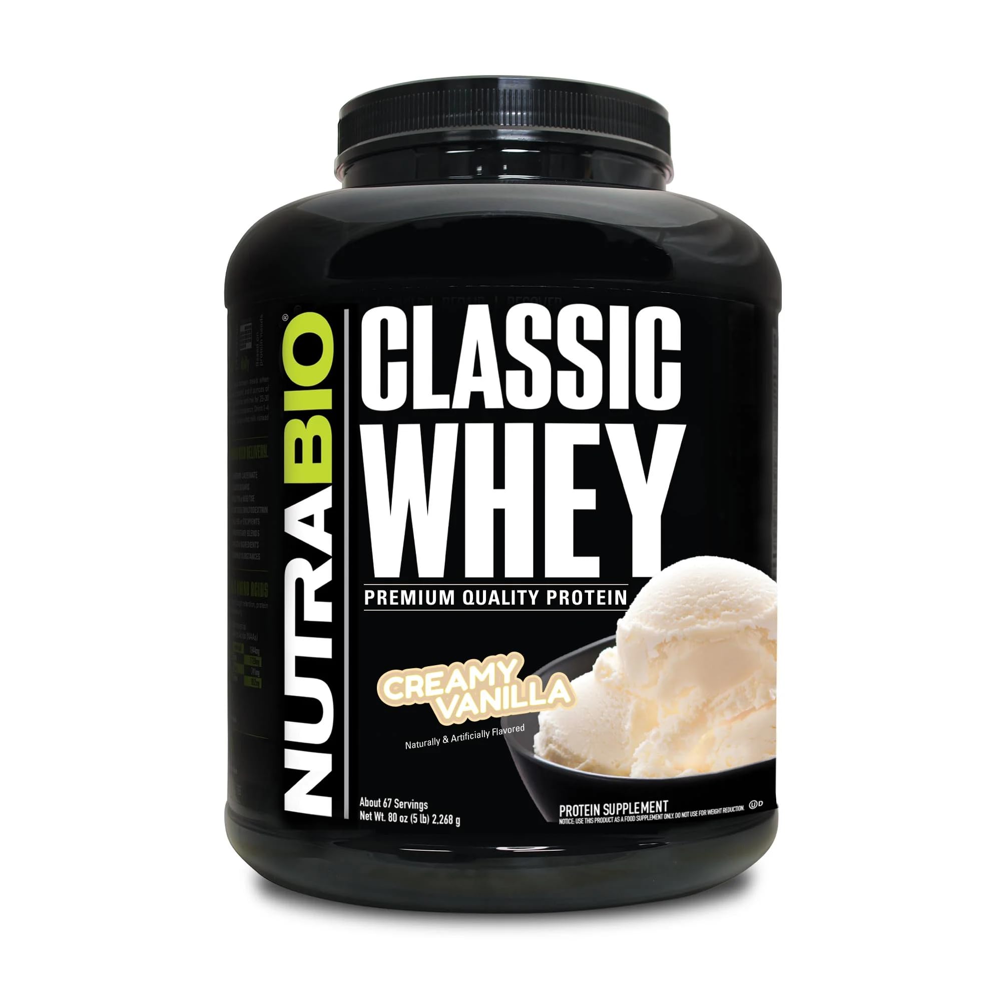Mua NutraBio Classic Whey Protein Powder- 25G of Protein Per Scoop ...
