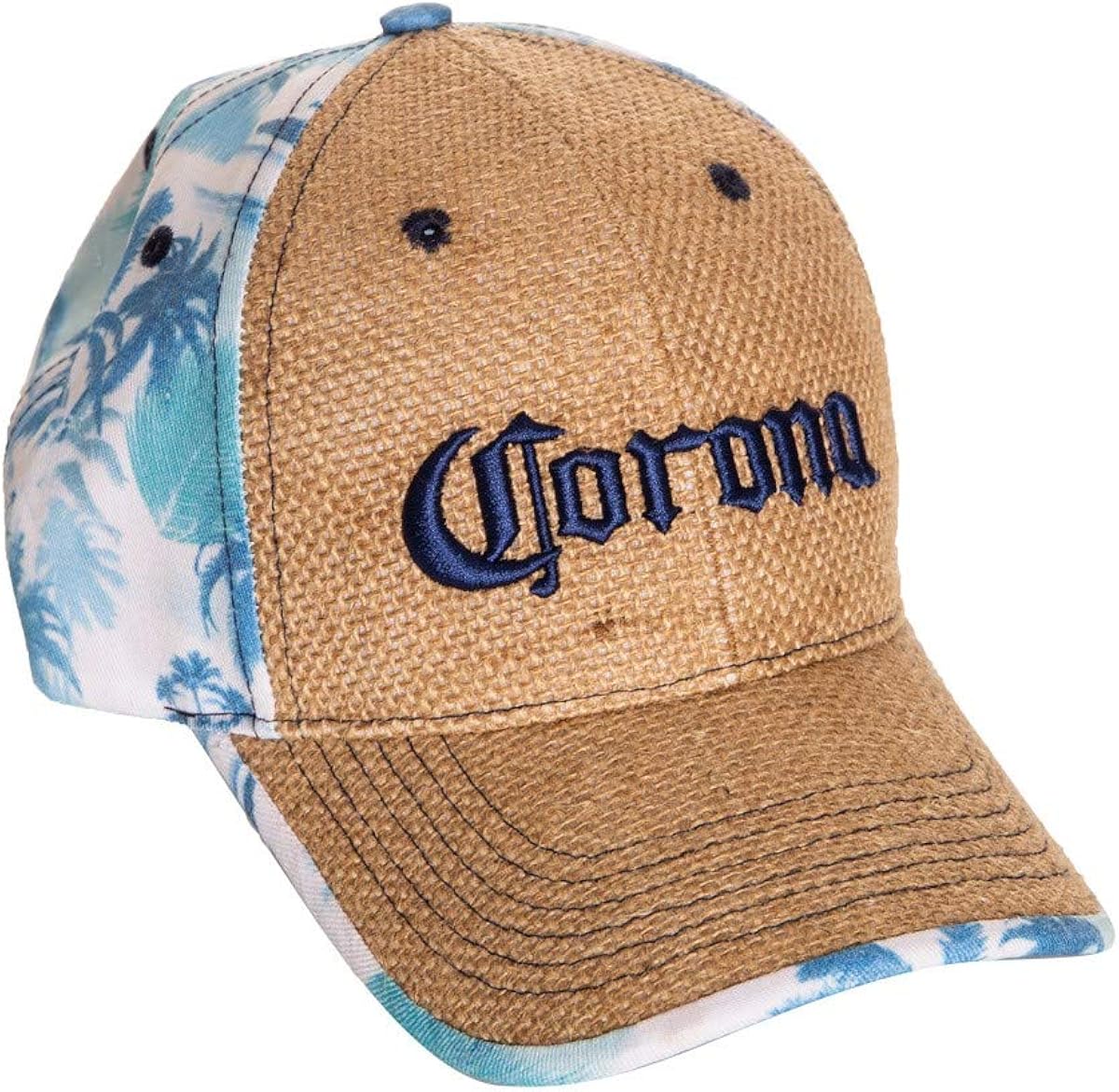 Corona Extra Logo Straw Stitched Strapback Hat: Amazon.co.uk: Clothing