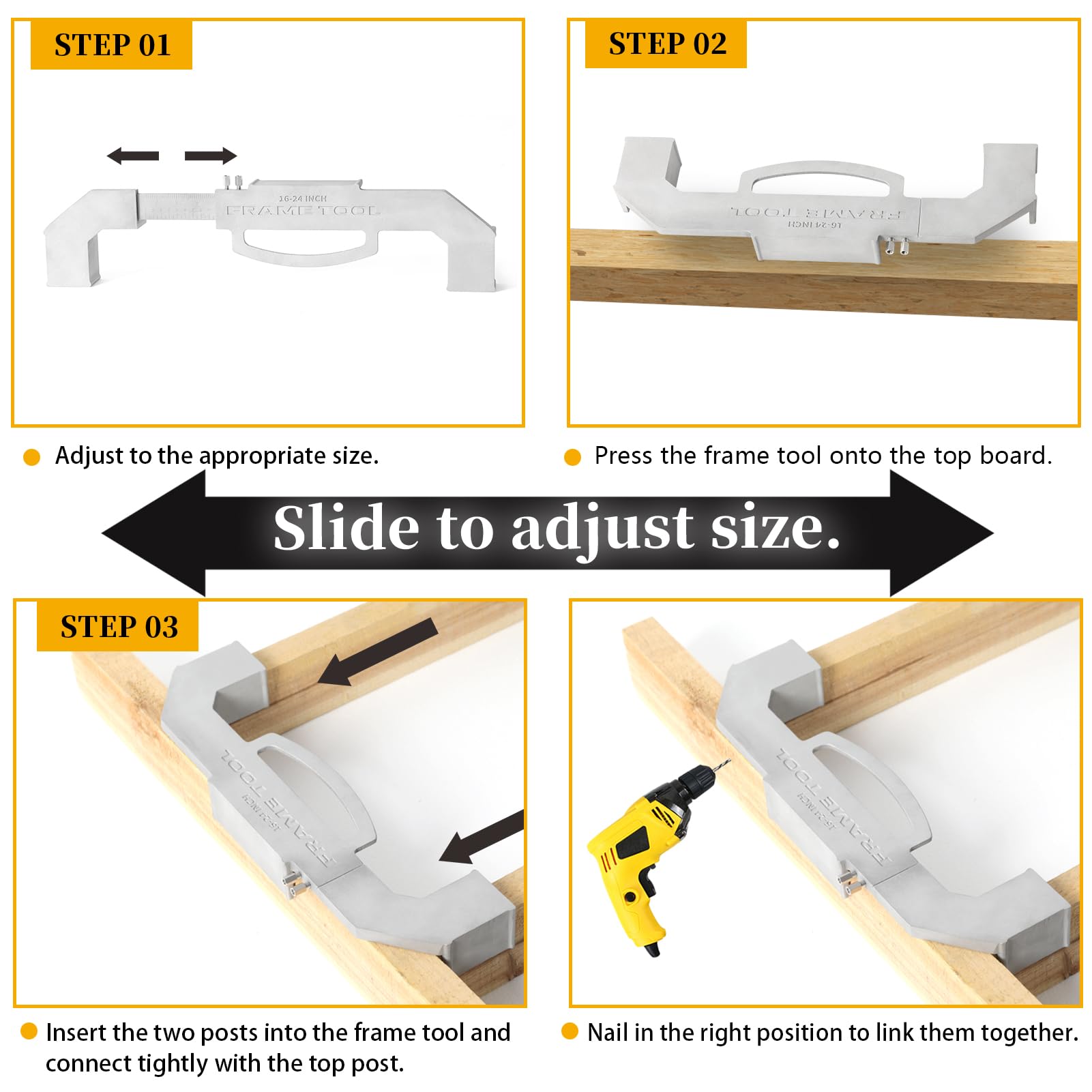 Mua VTSAE 9 in 1 Framing Tools, Adjustable from 16'' to 24 Inch On ...