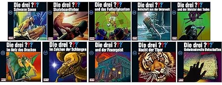 Die Drei ??? (Fragezeichen) - Folge/CD 151-160 im Set - Deutsche Originalware [10 CDs]: Amazon ...