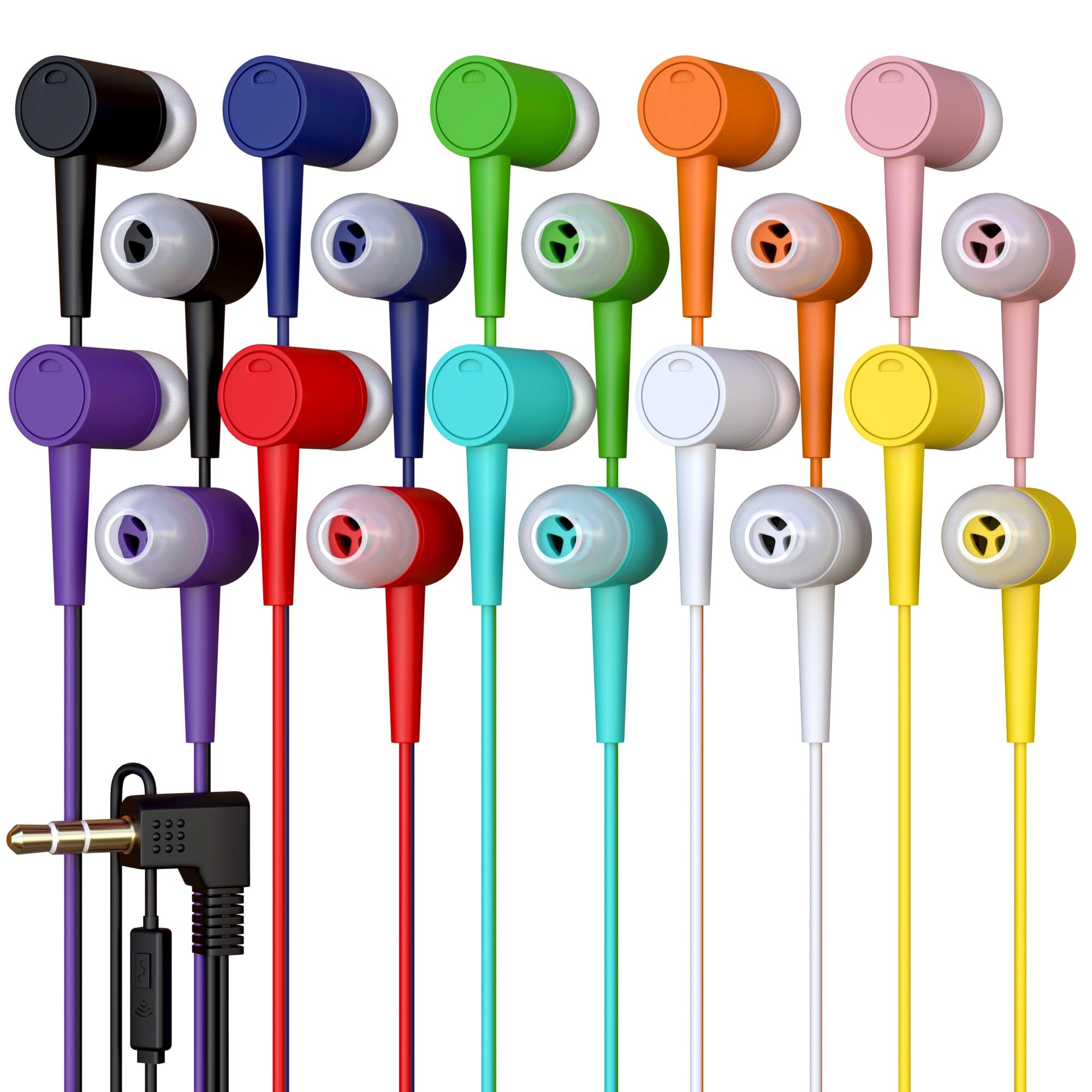 Mua 10 Pack Bulk Headphones, Wired Earbuds for Kids, Teens, Adults ...
