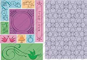 Amazon.com: Cricut Cuttlebug All-in-One Embossing Plates, True Love