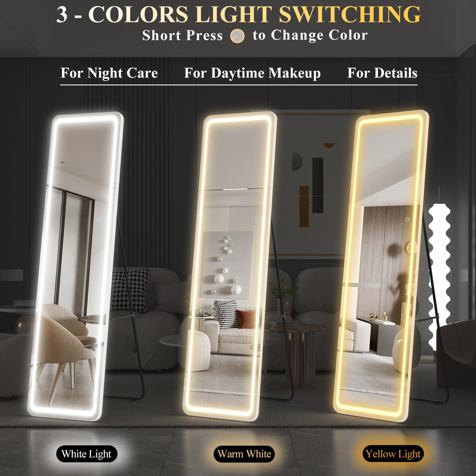 Mua EDTEMI 63x16 inches Full Length Floor Mirror, Wall Mounted Hanging ...