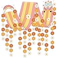 Amazon.com: RGISHOP Groovy Daisy Ceiling Decorations 8.8ft Groovy ...