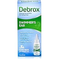 Debrox Swimmer's Ear Drying Drops para adultos y niños, 1 fl oz ...