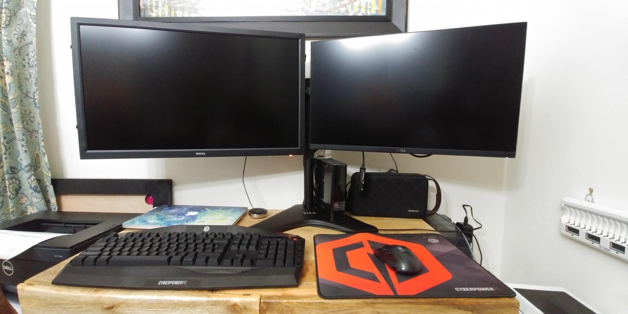 $9/mo - Finance VIVO Dual 13 to 30 inch Monitor Free-Standing Mount ...