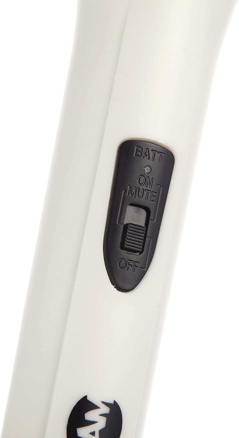 RockJam High-Fidelity Wireless Microphone for Karaoke and Home – White ...