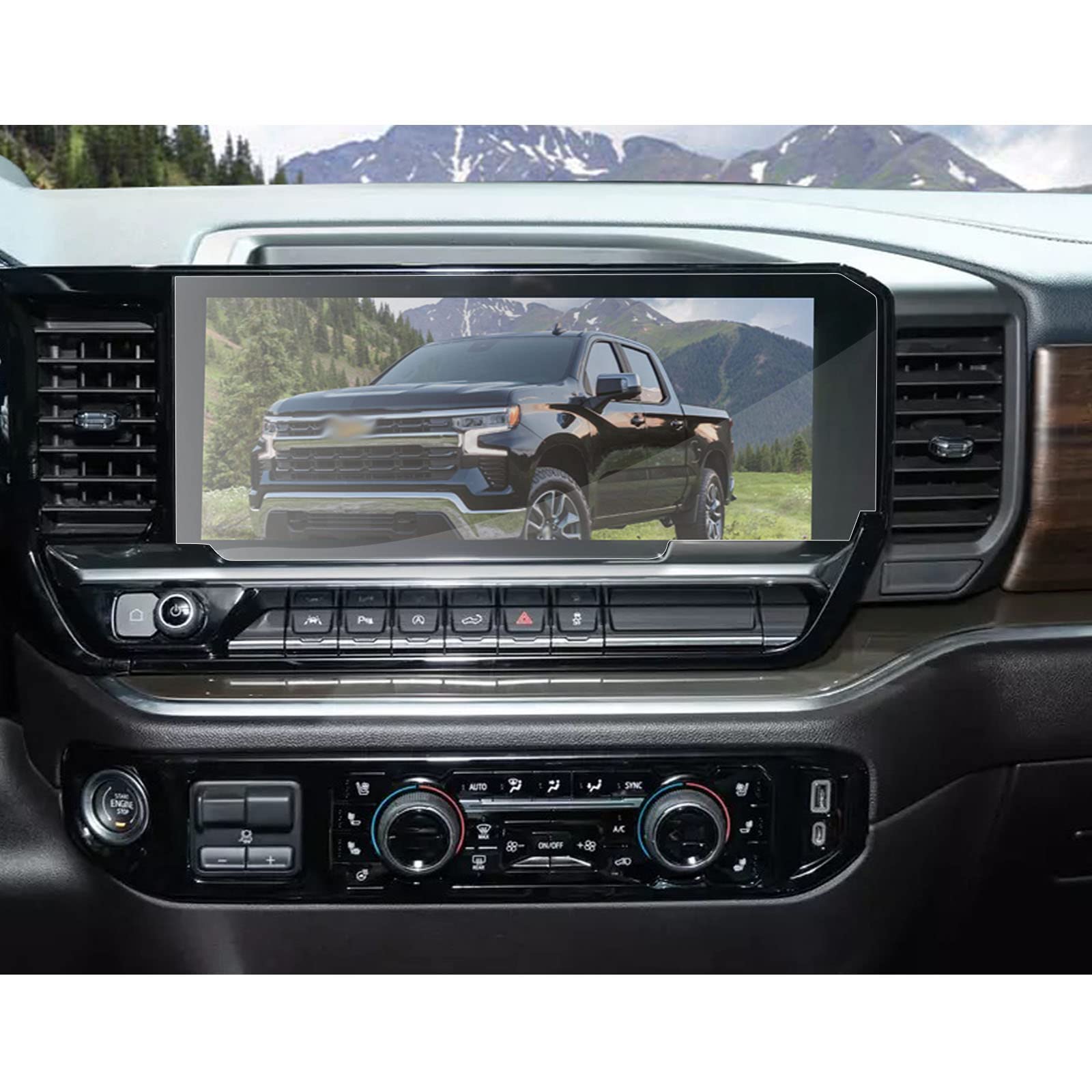 Mua 2023 2024 Silverado Screen Protector (Nano Plastic) 13.4 Inch for ...