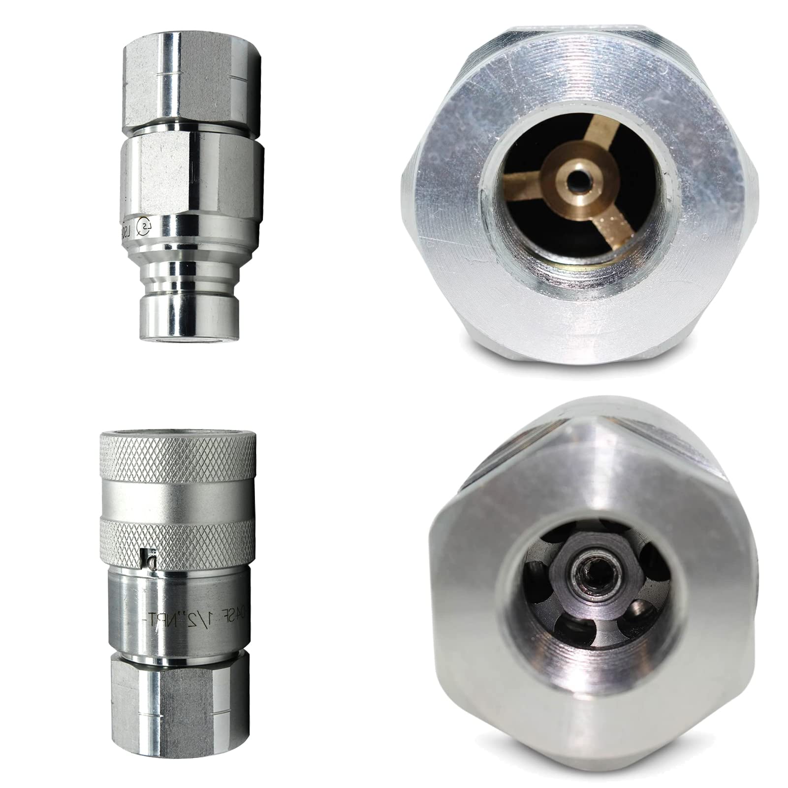 Mua 1/2inch Skid Steer Bobcat Flat Face Hydraulic Quick Connect ...