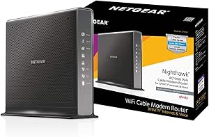 Amazon.com: NETGEAR Nighthawk AC1900 (24x8) DOCSIS 3.0 WiFi Cable Modem ...