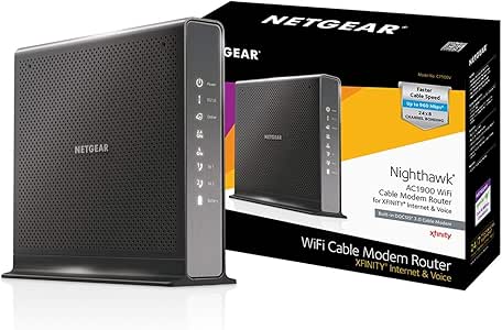Amazon.com: NETGEAR Nighthawk AC1900 (24x8) DOCSIS 3.0 WiFi Cable Modem ...