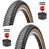 Amazon.com : 2 Pack 26 inch Bike Tires - 26 × 1.95 inch Folding Replacement Bicycle Tires for ...