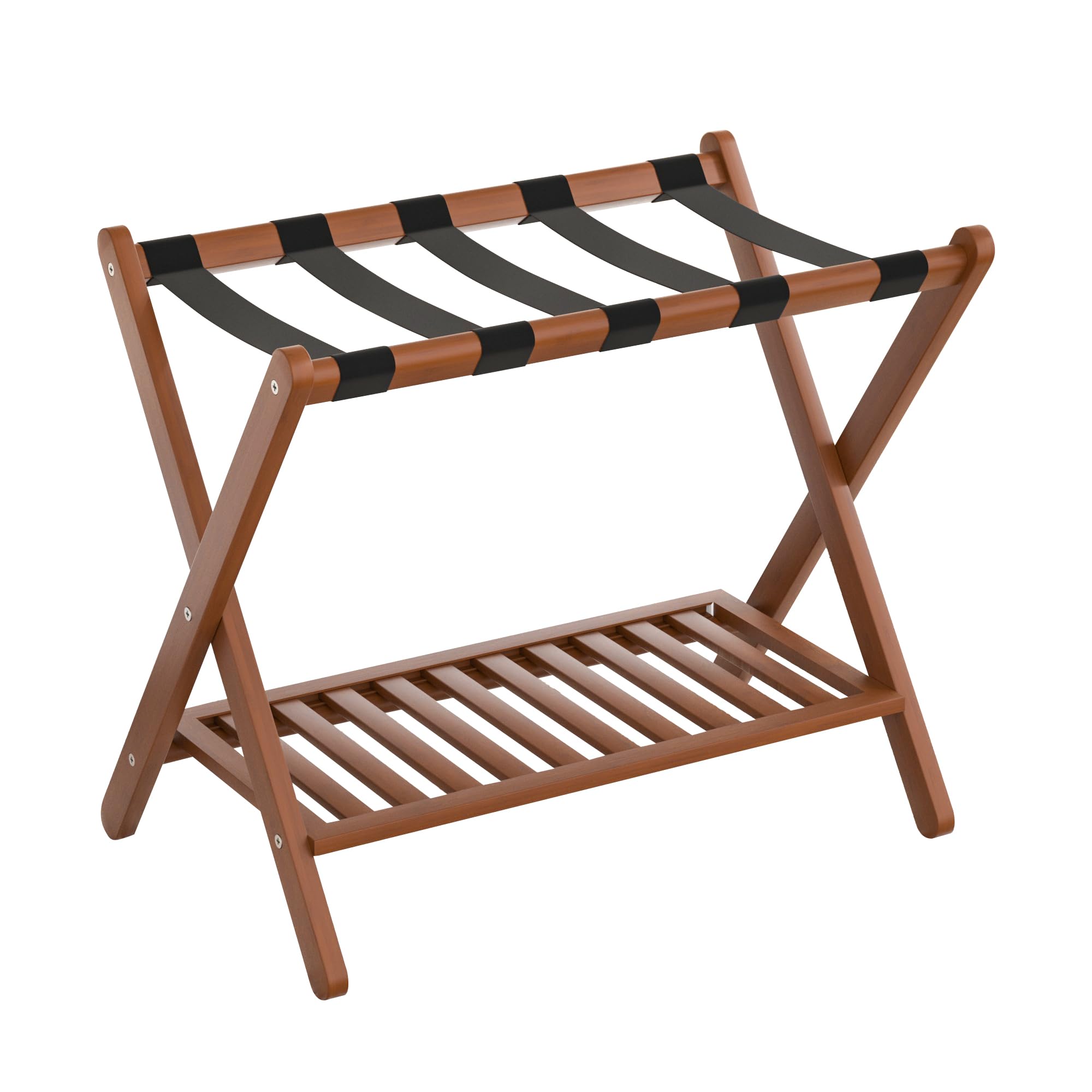 MISSING HARDWARE**** Forevich Luggage Rack Bamboo Folding Suitcase ...