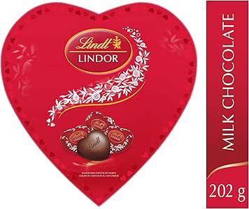 Lindt Lindor Valentine Milk Chocolate Heart, Gift Box, 202g: Amazon.ca ...