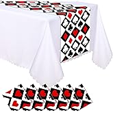 Amazon.com: Peryiter 6 Pcs Plastic Casino Poker Table Runners 14" x 108 ...