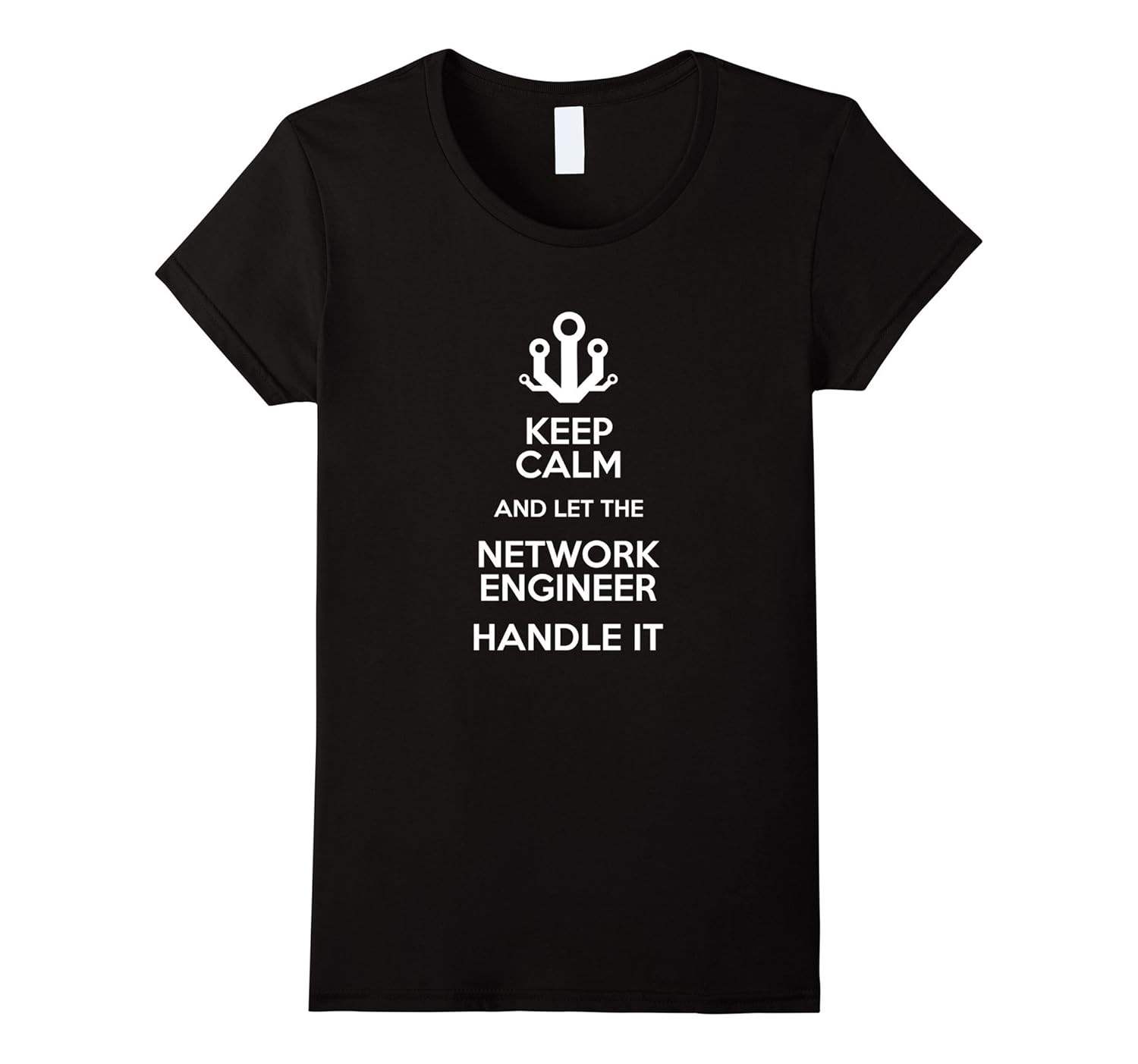 Network Engineer T-shirt – Keep calm and let the network-4LVS