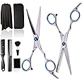 Amazon.com : Hair Cutting Scissors Kit,11 Pcs Professional Haircut Scissors Kit with Cutting ...