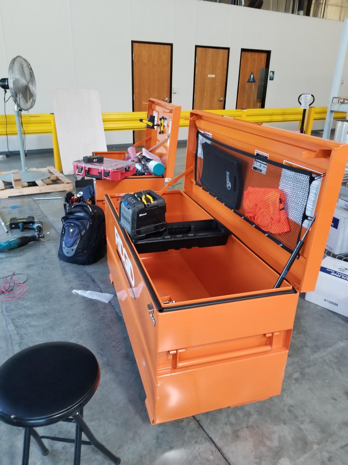 $64/mo - Finance Ridgid 48 in. x 24 in. Job Site Universal Storage ...