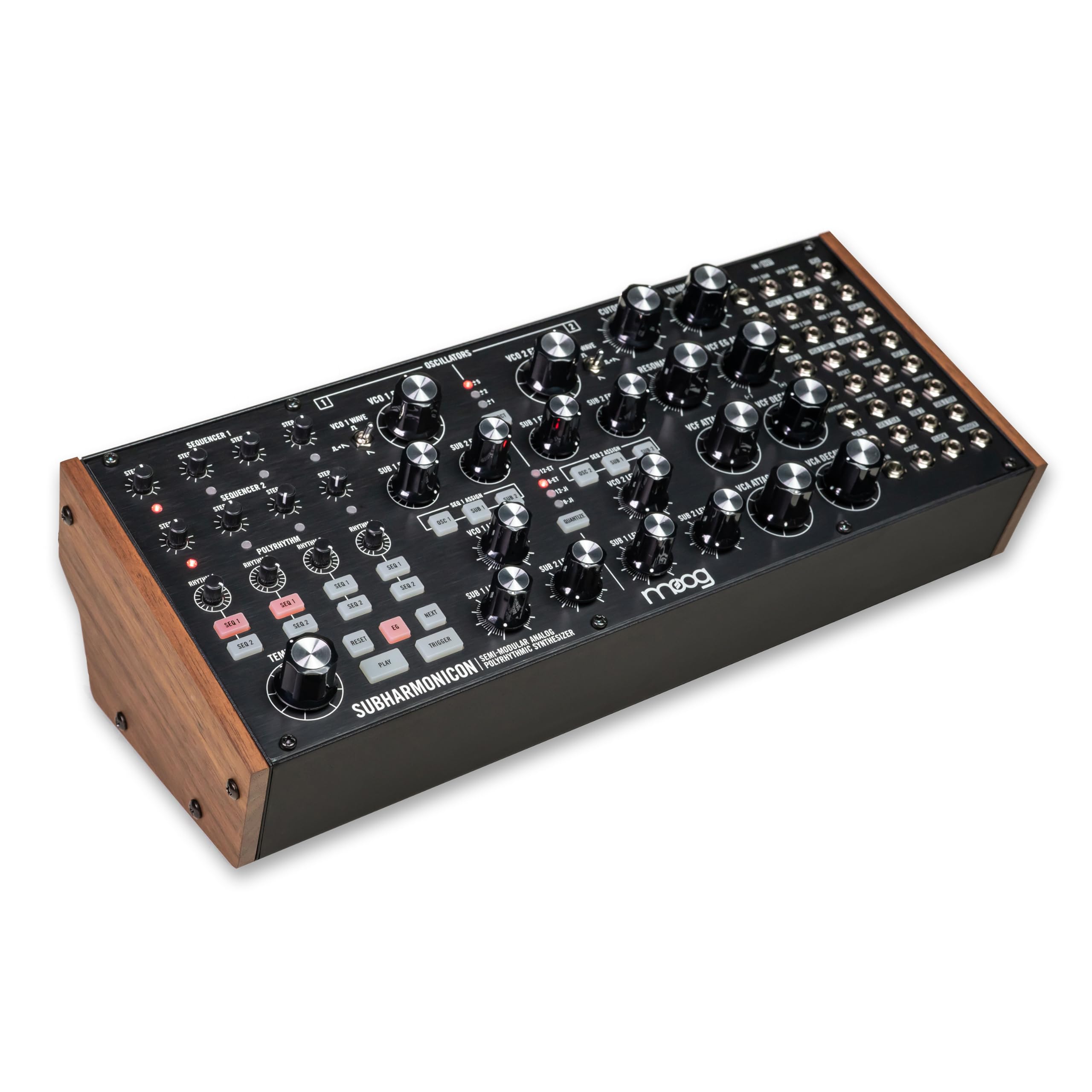 MOOG Subharmonicon Semi-Modular Analog Polyrhythmic Synthesizer with Dual Sequencer, MIDI, and ...