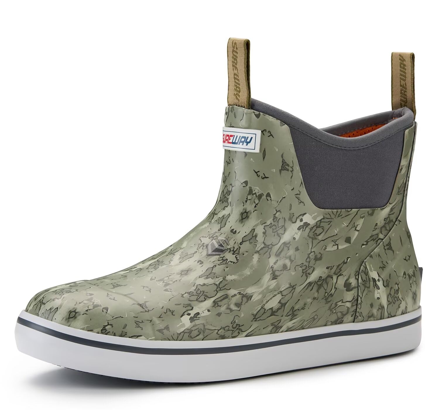 SUREWAY Men's Deck Boots Professional Non-Slip Fishing & Ankle Boating ...
