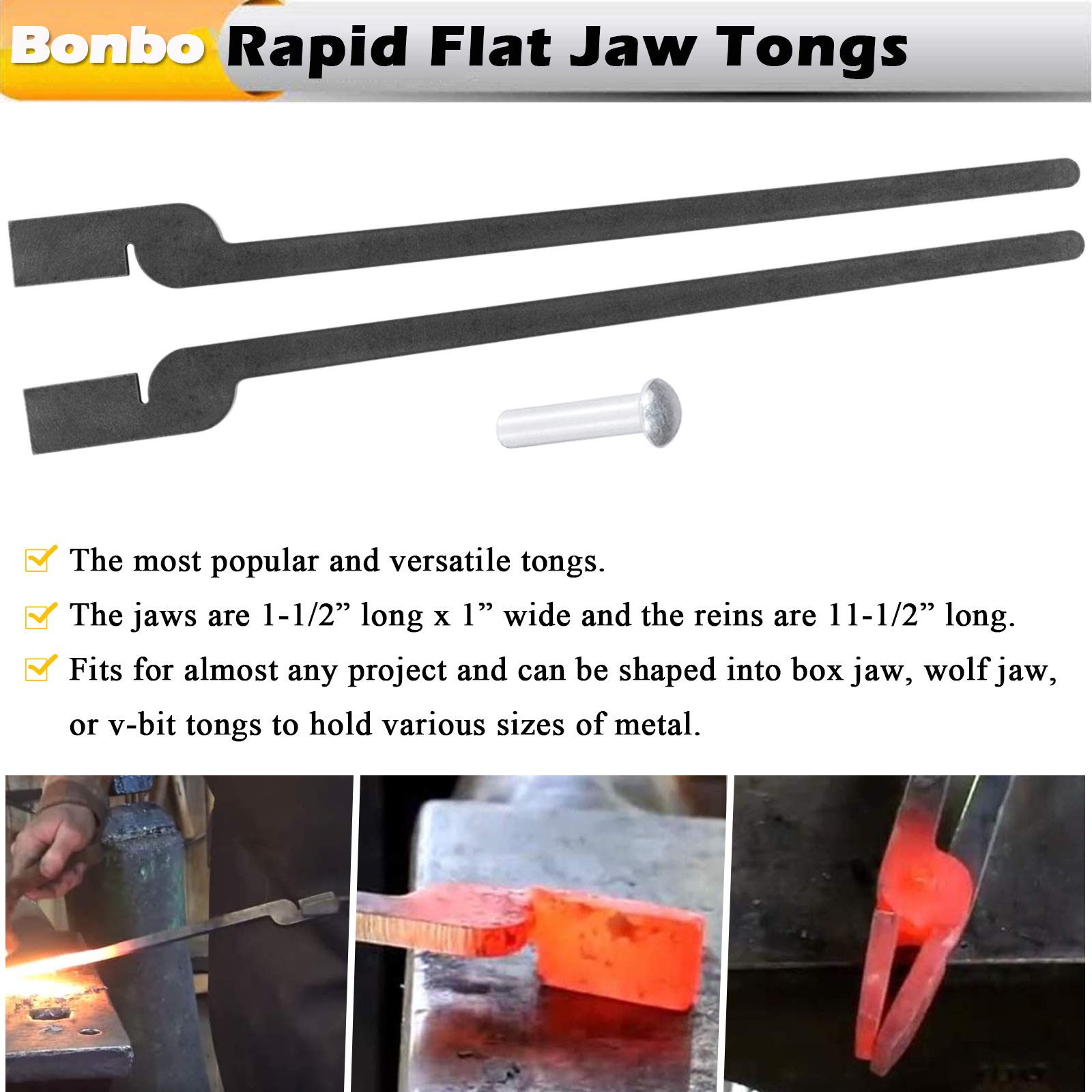 DIY Rapid Tongs Bundle Set - 5 Types Of Tong Bundles Set With Rivet For ...
