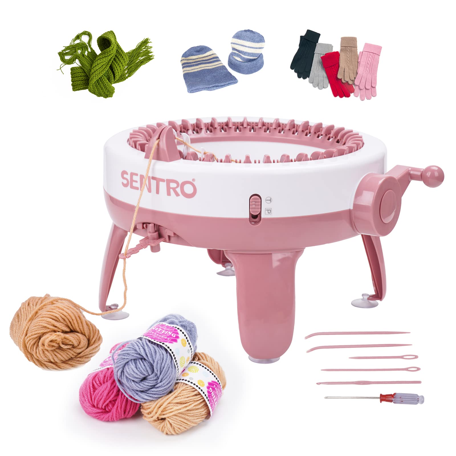 SOBOANT Sentro Knitting Machine, 40 Needle Knitting Machine, DIY ...