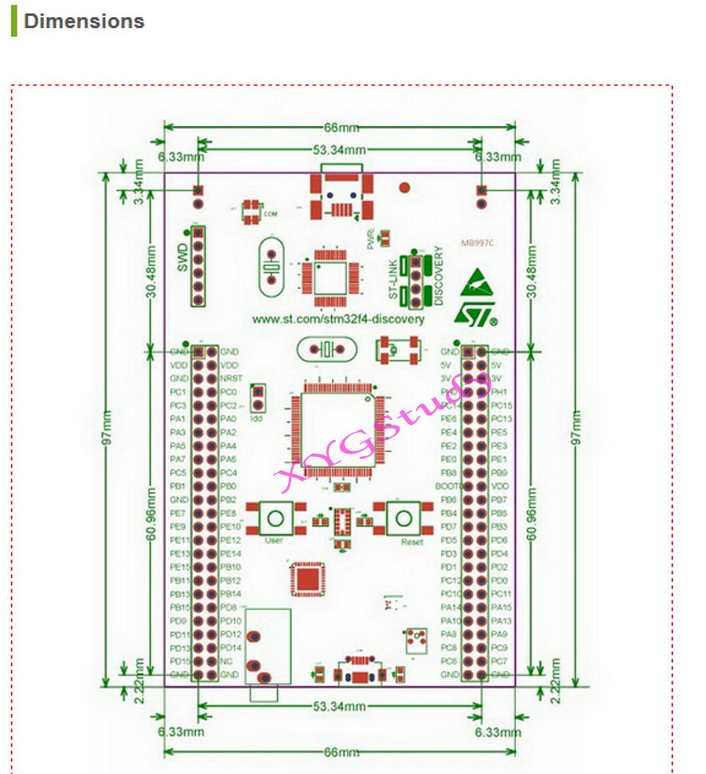 Mua Gsinnerlink STM32F4DISCOVERY STM32F407G-DISC1 ST STM32 STM32F4 ...