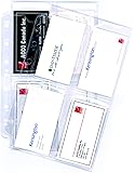 Day-Timer 68349 Business Card Holder, Folio Size, 80 Card Capacity, 5 ...
