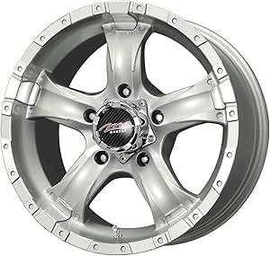 Amazon.com: MB Wheels Chaos Silver Machined Wheel (17x8.5"/5x114.3mm ...