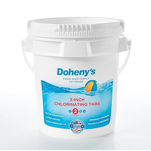 Doheny’s 3-Inch Stabilized Chlorine Tablets for Sanitizing Swimming ...