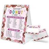 Amazon.com: What's Your Donut Name Game - Sweet Donut Birthday Party ...